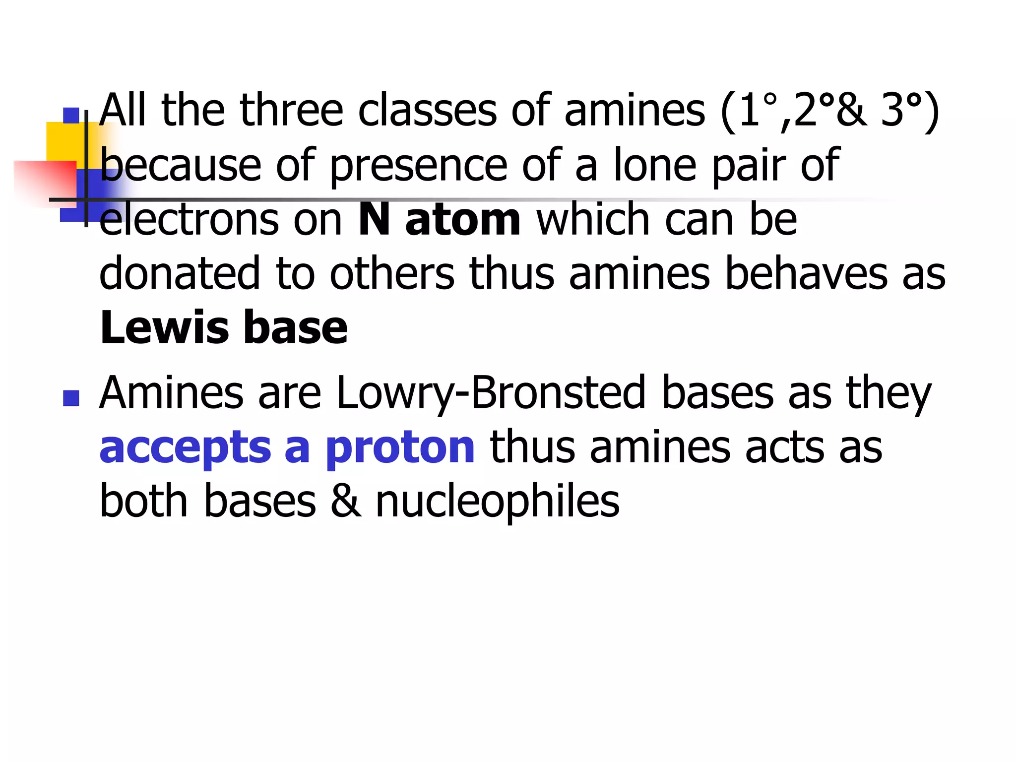 Basicity of amines B-pharmacy | PPT
