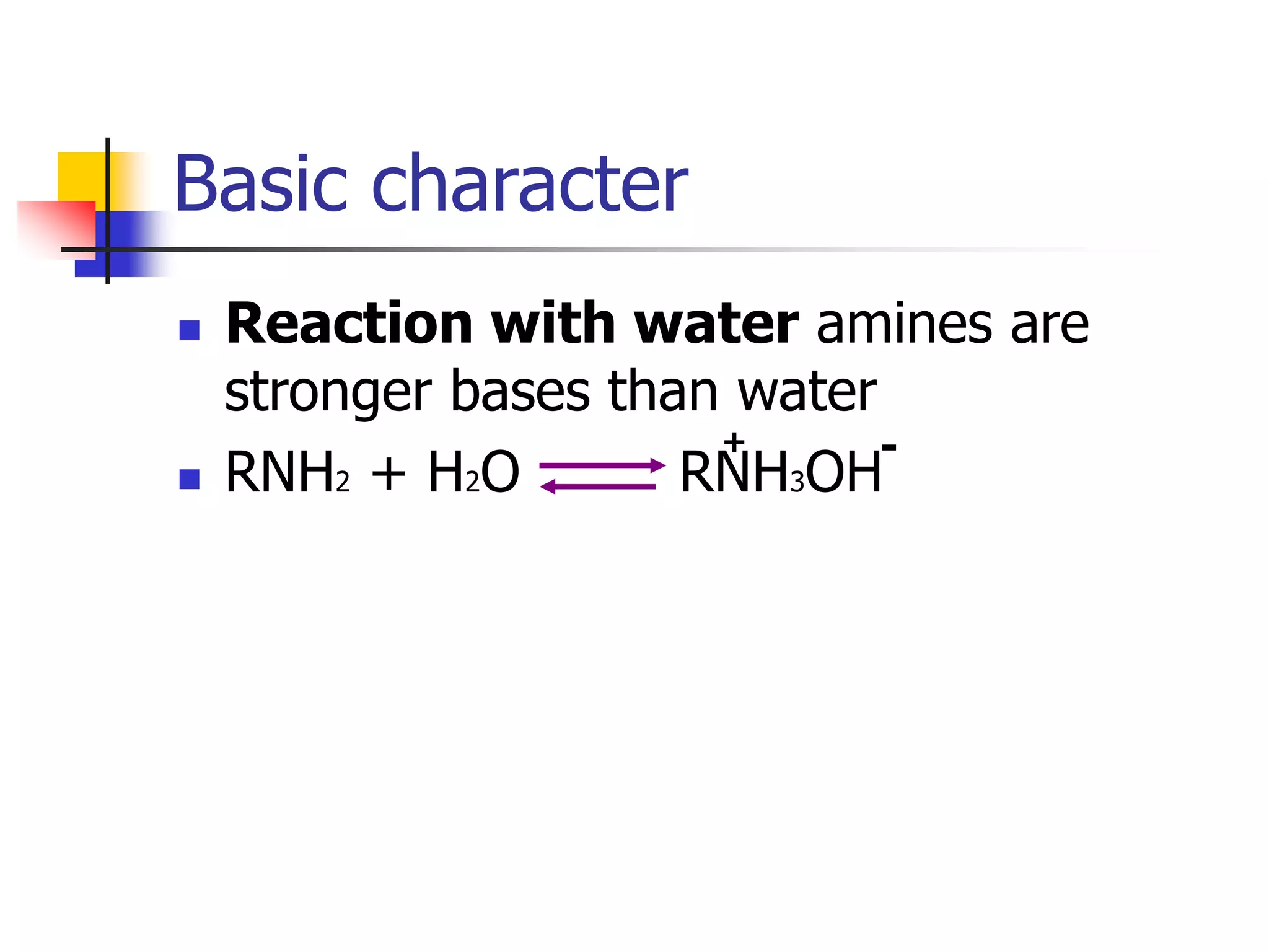 Basicity of amines B-pharmacy | PPT
