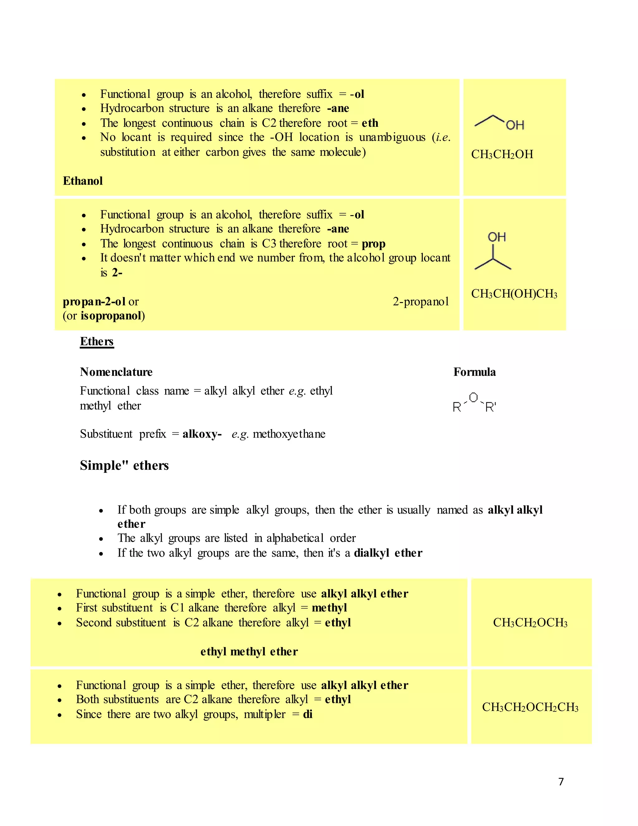 Basic iupac organic nomenclature | DOCX