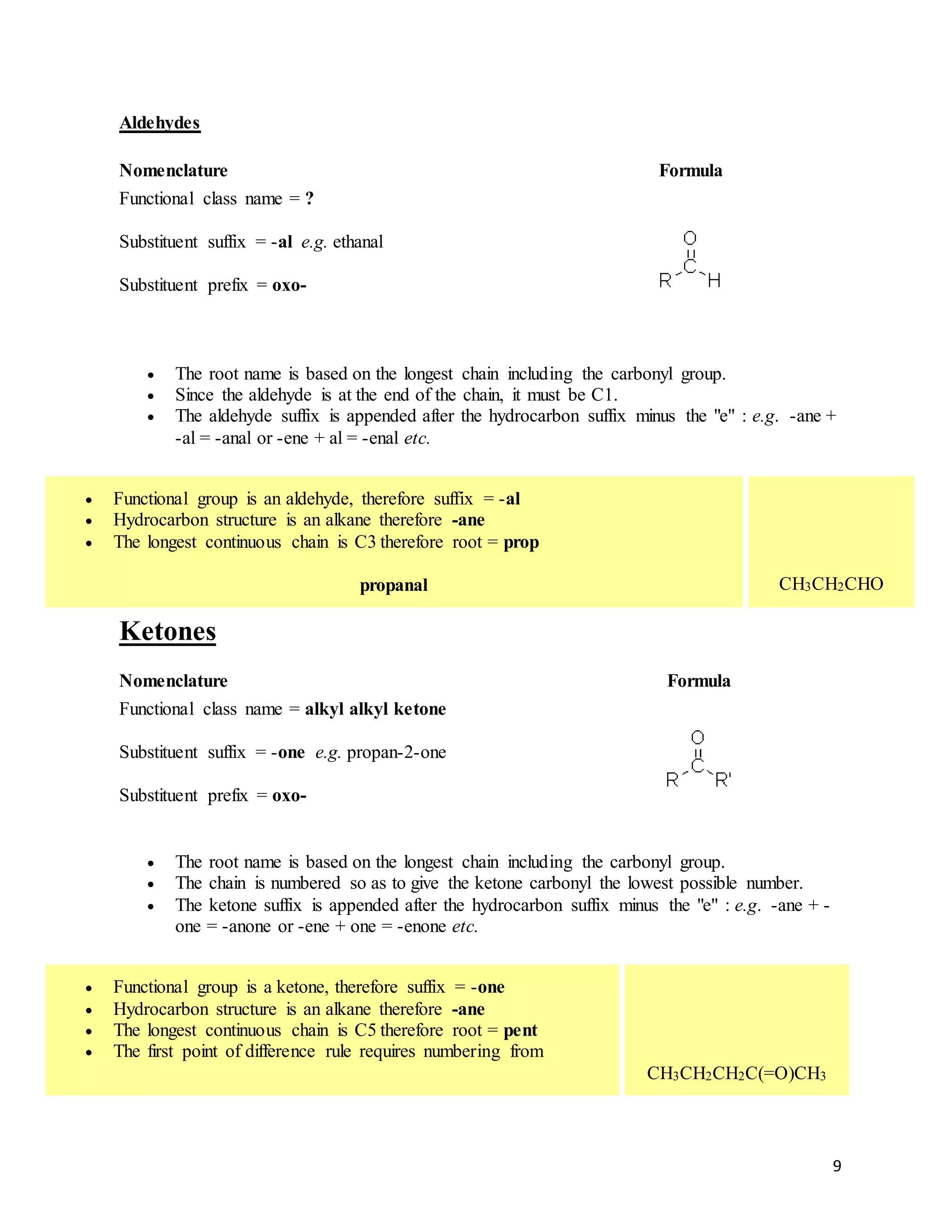 Basic iupac organic nomenclature | DOCX