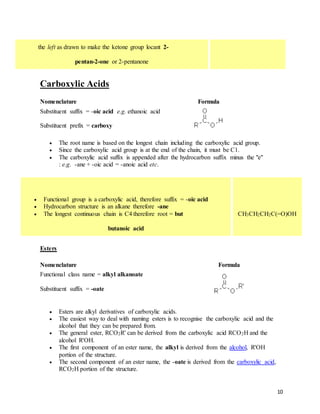 Basic iupac organic nomenclature | DOCX