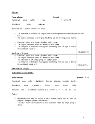 Basic iupac organic nomenclature | PDF | Free Download