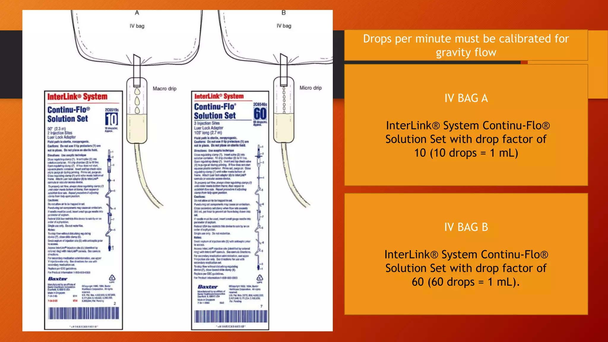 BASIC IV THERAPY CALCULATIONS | PPTX