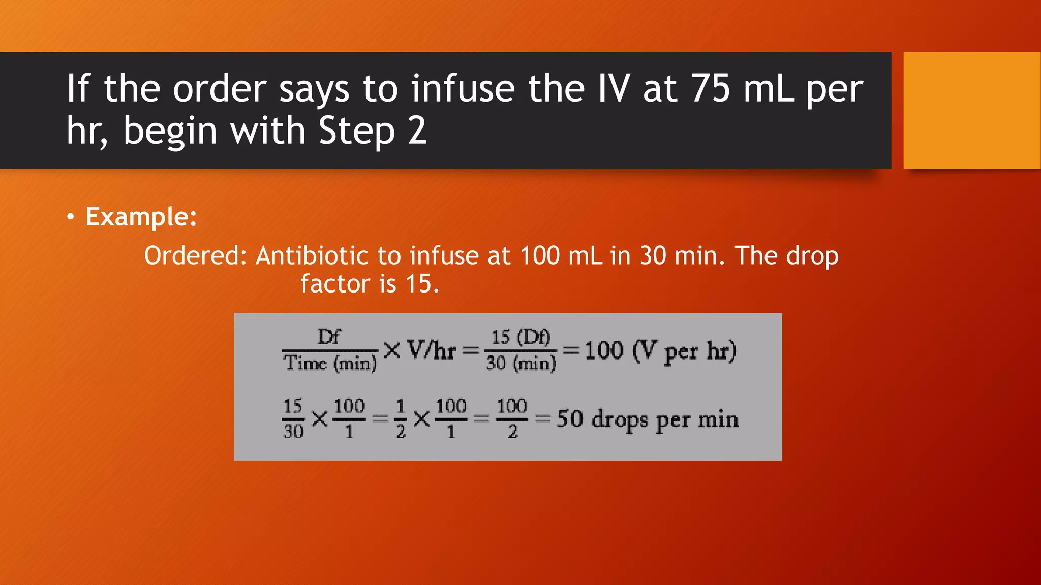 BASIC IV THERAPY CALCULATIONS | PPTX