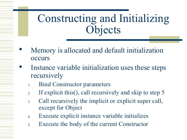 Variable Declaration And Initialization In Java