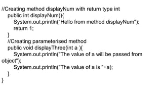 Basic java, java collection Framework and Date Time API | PPT