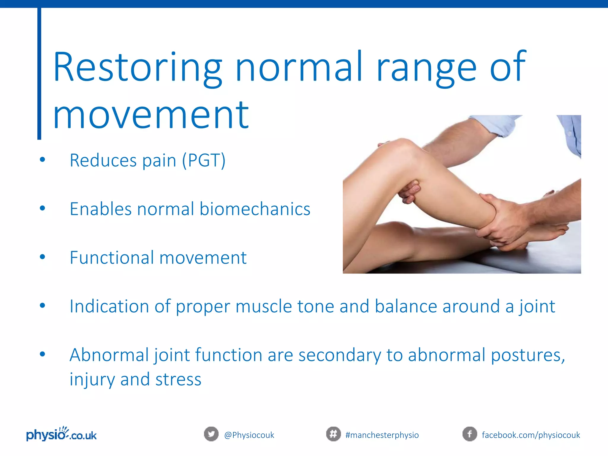 Basic Joint Mobilisations Presentation | PPTX