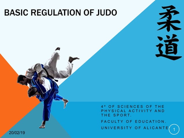 Basic judo regulation | PPTX