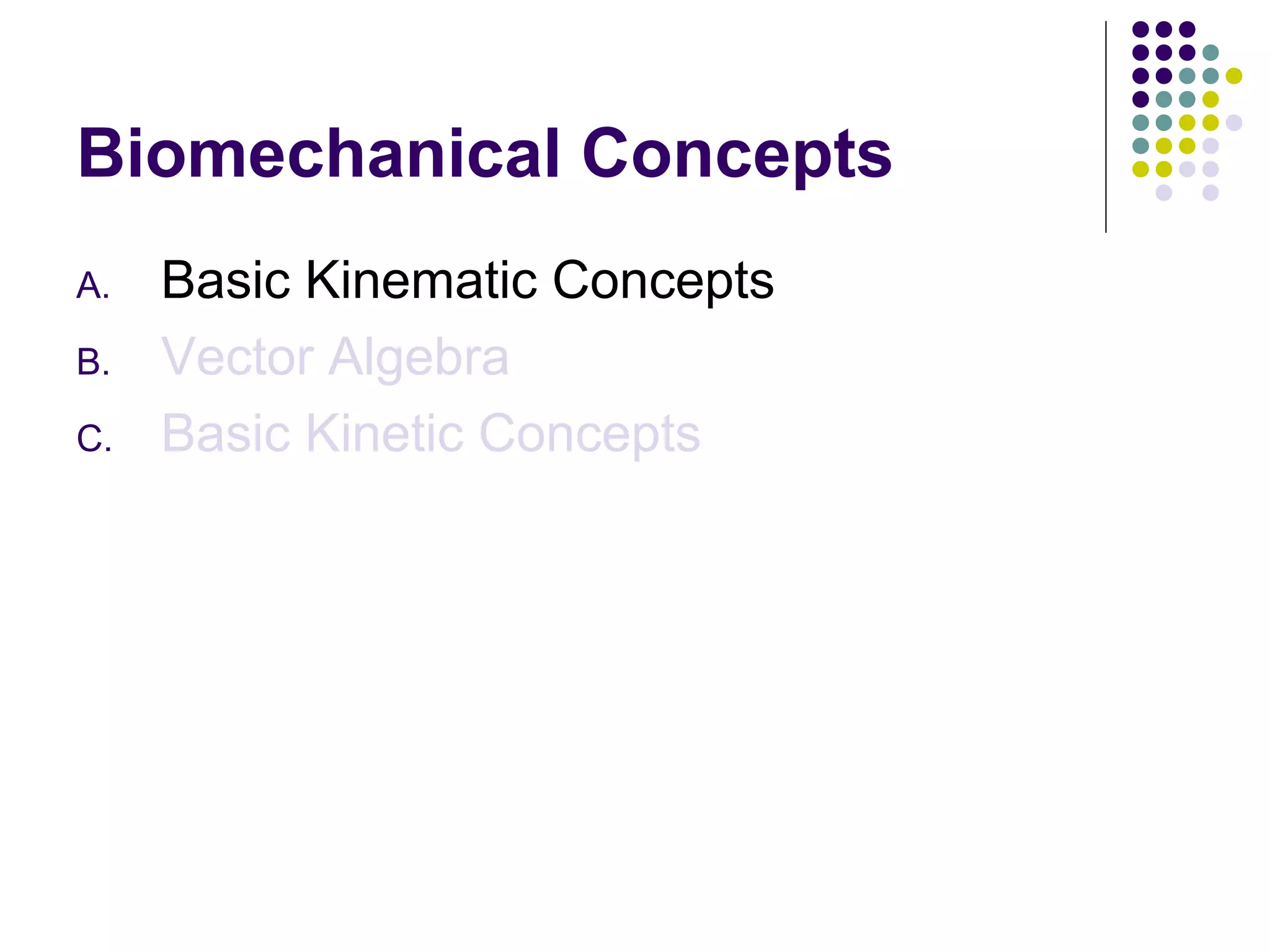 Basic kinematic concepts | PPT