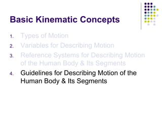 Basic kinematic concepts | PPT