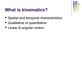 Basic kinematic concepts | PPT