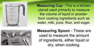Basic kitchen tools and equipement | PDF