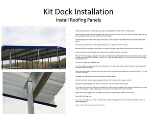 Basic ShoreMaster Kit Dock Instruction | PPTX | Skateboarding | Extreme ...