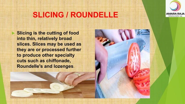 Basic knife skills and different types of vegetable cutting | PPTX ...