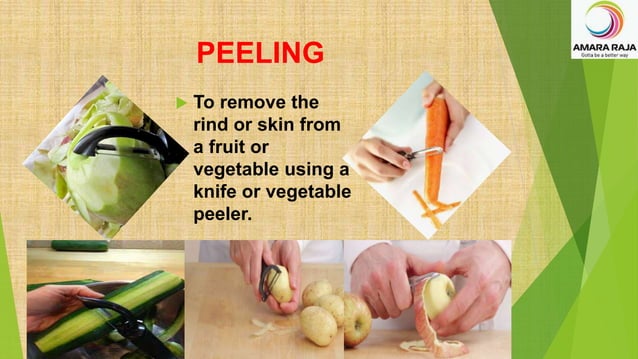 Basic knife skills and different types of vegetable cutting | PPTX ...