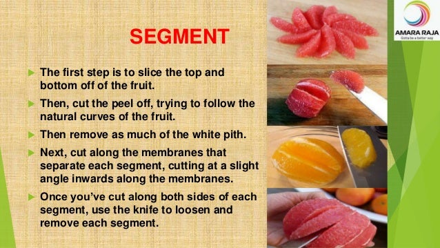 Basic knife skills and different types of vegetable cutting