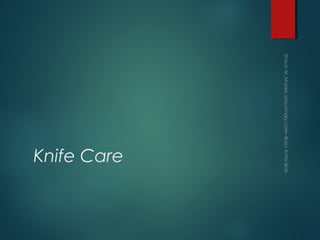 Basic knife skills presentation | PPT