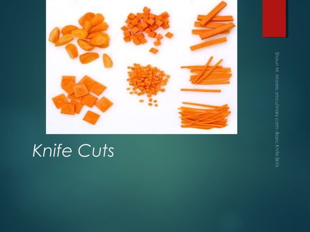 Basic knife skills presentation | PPT | Woodworking | Arts and Crafts