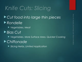Basic knife skills presentation | PPT