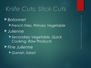 Basic knife skills presentation | PPT