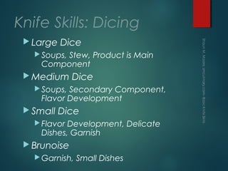 Basic knife skills presentation | PPT