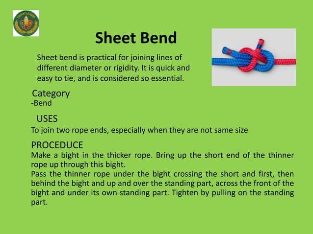 Basic Knots.pptx | Needlework | Arts and Crafts