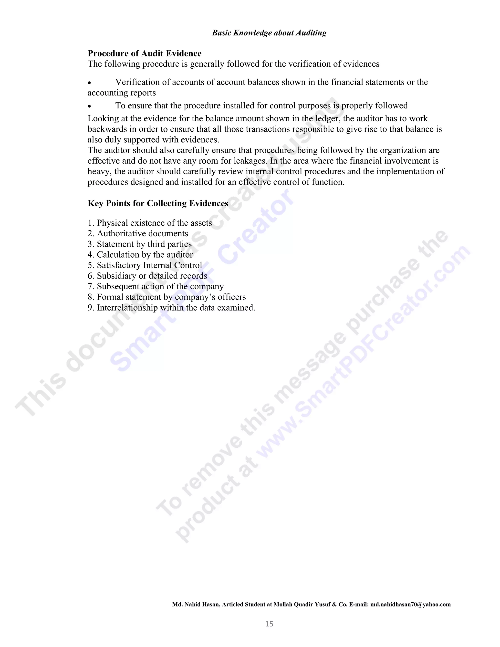 Basic knowledge about auditing | PDF