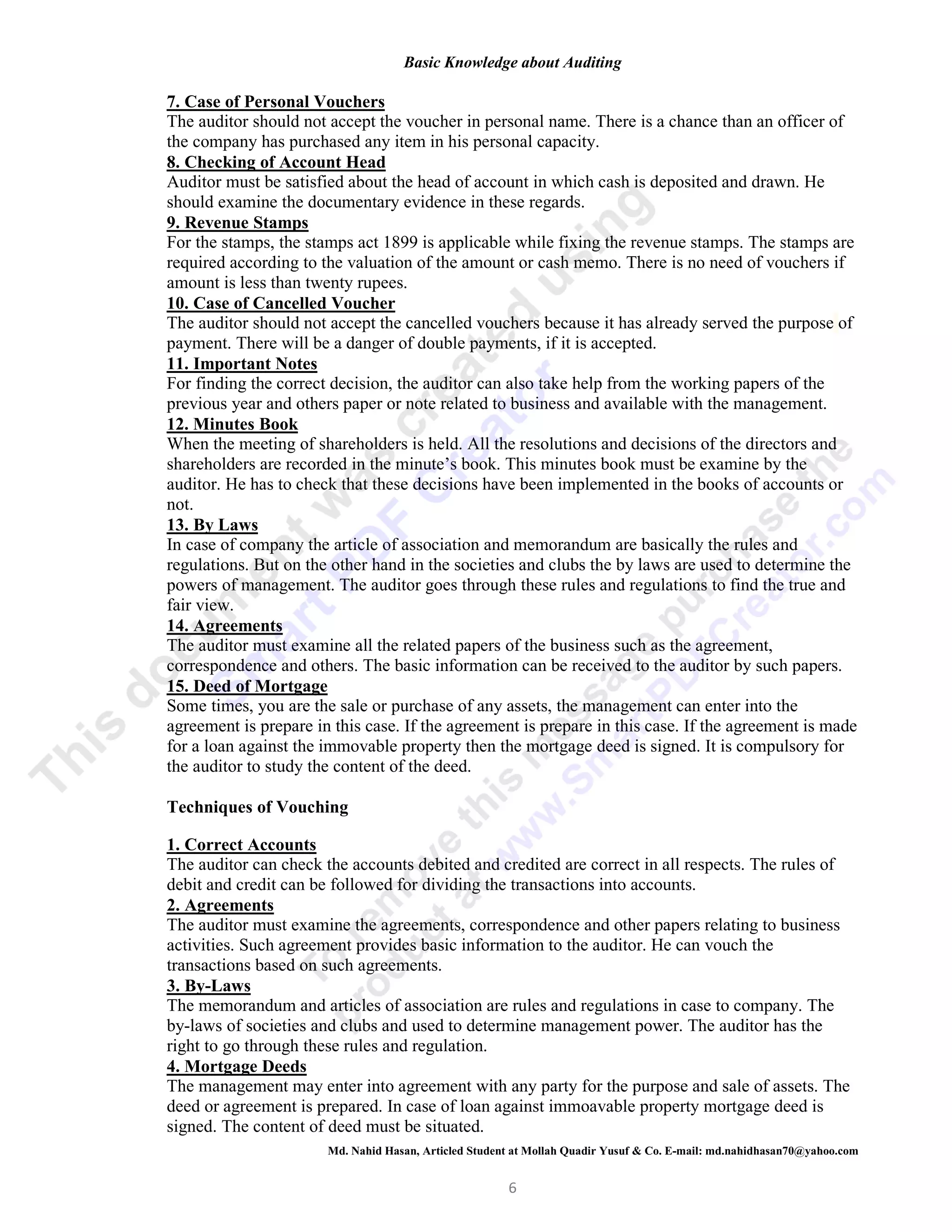 Basic knowledge about auditing | PDF