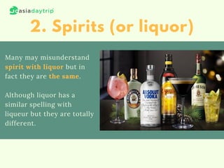 Basic knowledge about bar drinks | PDF