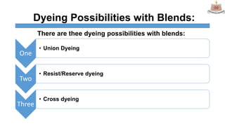 Blend dyeing | PPTX