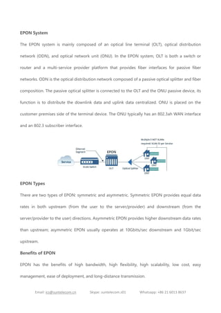 Basic Knowledge About EPON | PDF