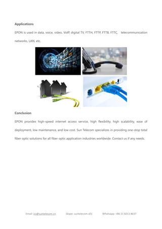 Basic Knowledge About EPON | PDF