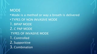 Basic knowledge about ventilator machine PART 1.pptx