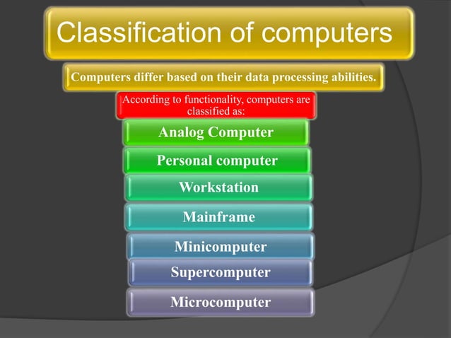 Basic knowledge of application of computers in agriculture