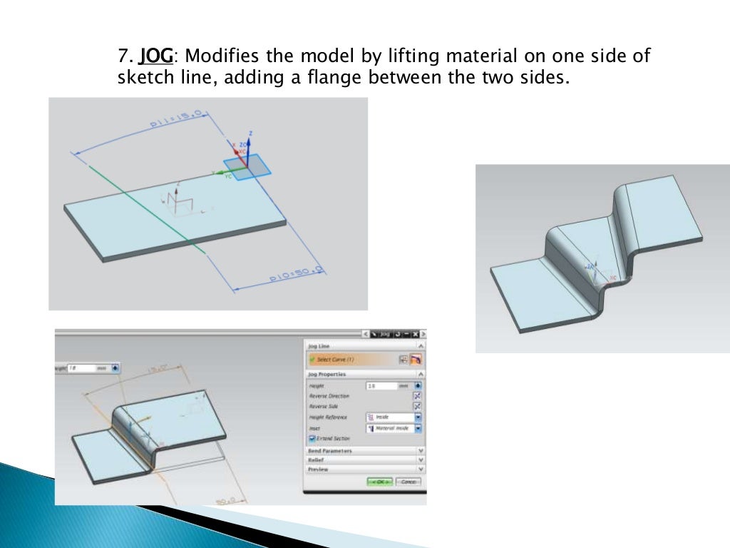 sheet metal UNIGRAPHICS