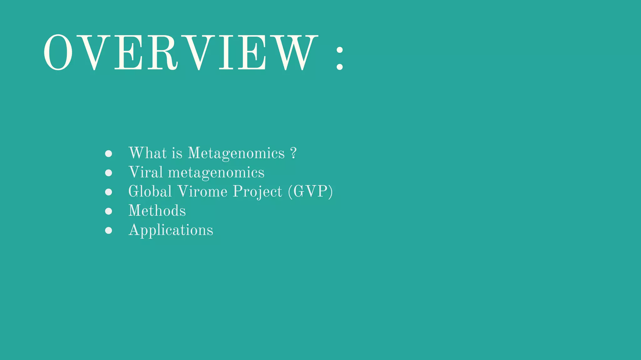 Basic knowledge of_viral_metagenome_vanshika-varshney | PPTX