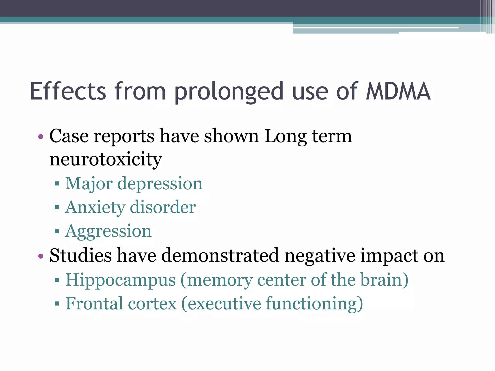 Basic Knowledge on MDMA | PDF