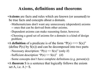Basic Knowledge Representation in First Order Logic.ppt