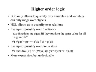 Basic Knowledge Representation in First Order Logic.ppt
