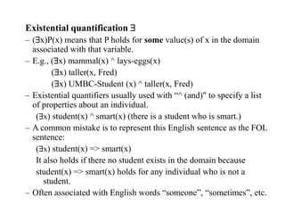 Basic Knowledge Representation in First Order Logic.ppt