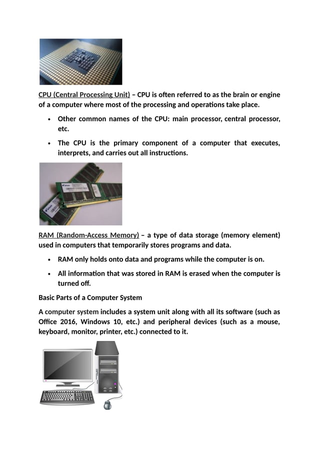 Basic knowledge of computer, about computer software.docx