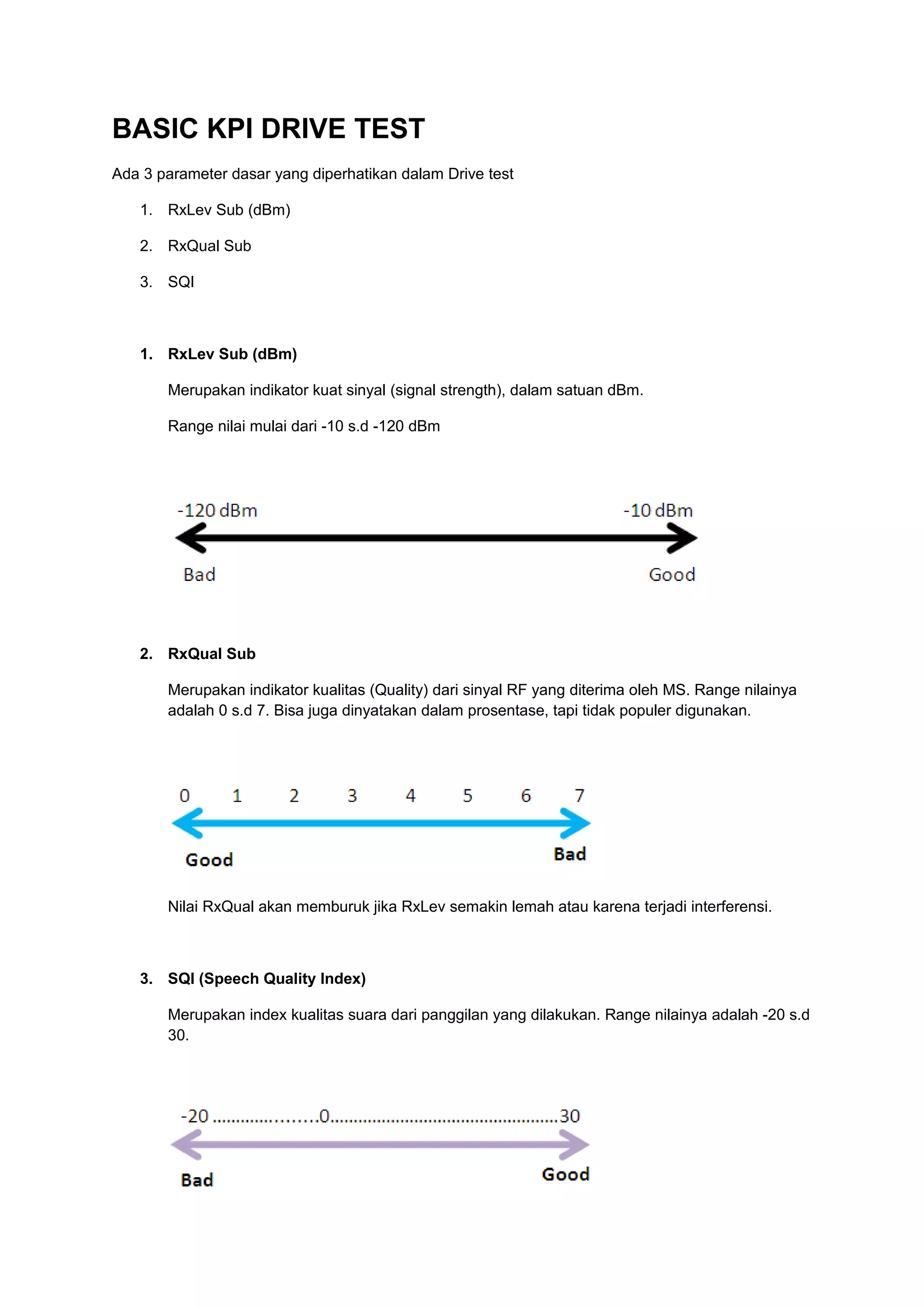 Basic kpi drive test | PDF