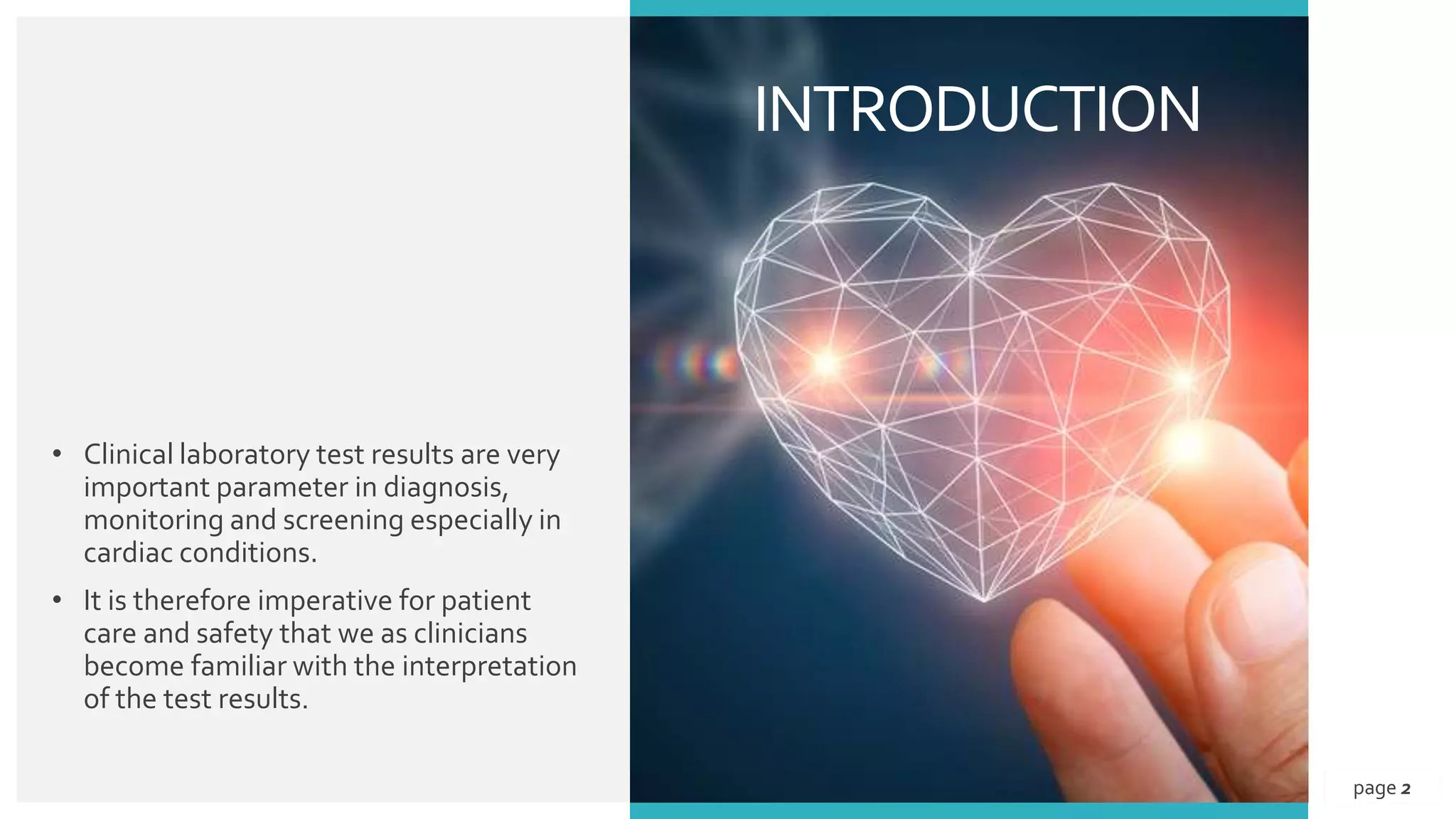 Basic lab data interpretation in cardiac conditions | PPTX