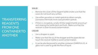 Basic laboratory techniques | PPTX