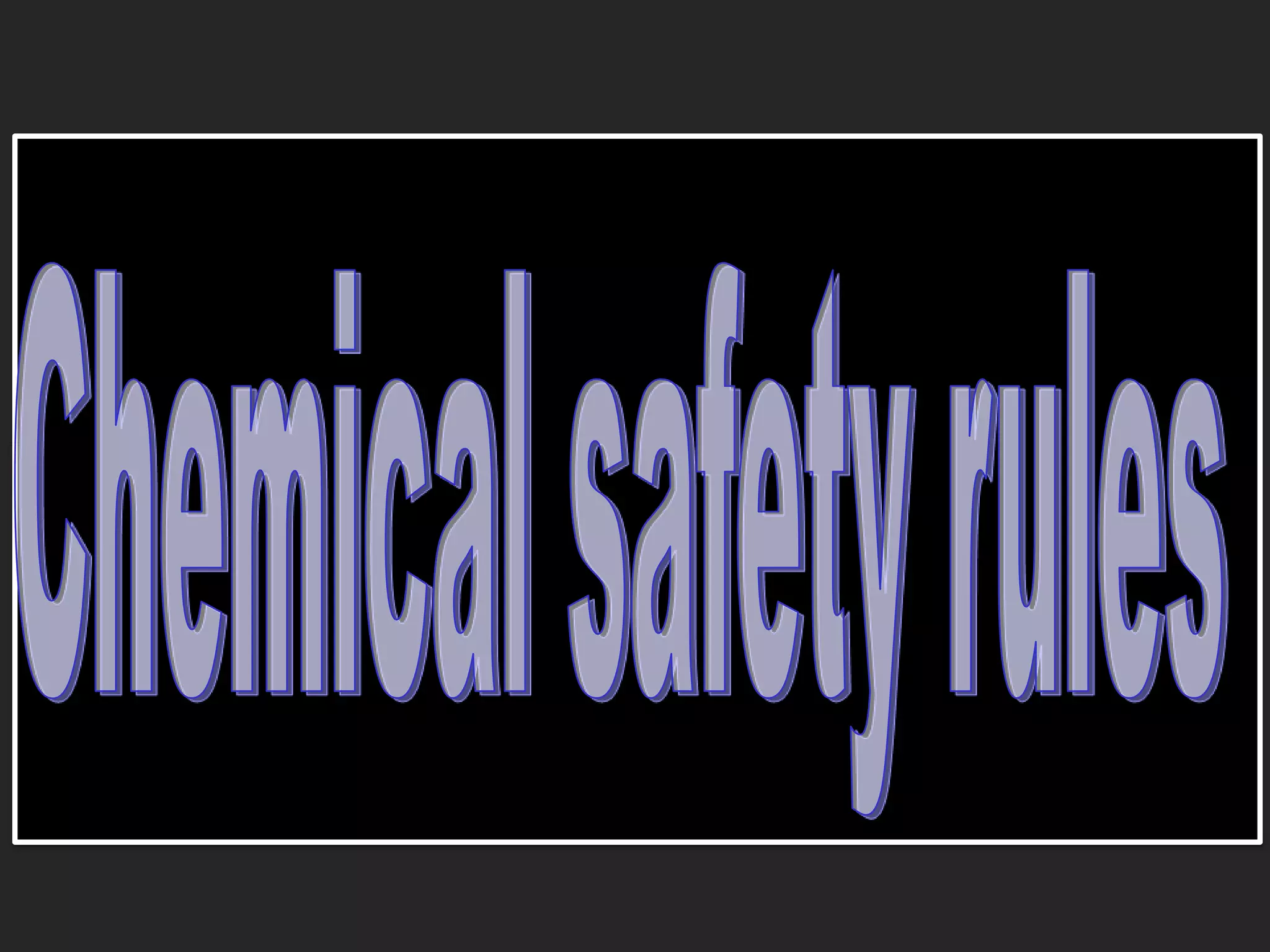 Basic lab safety principles | PPTX