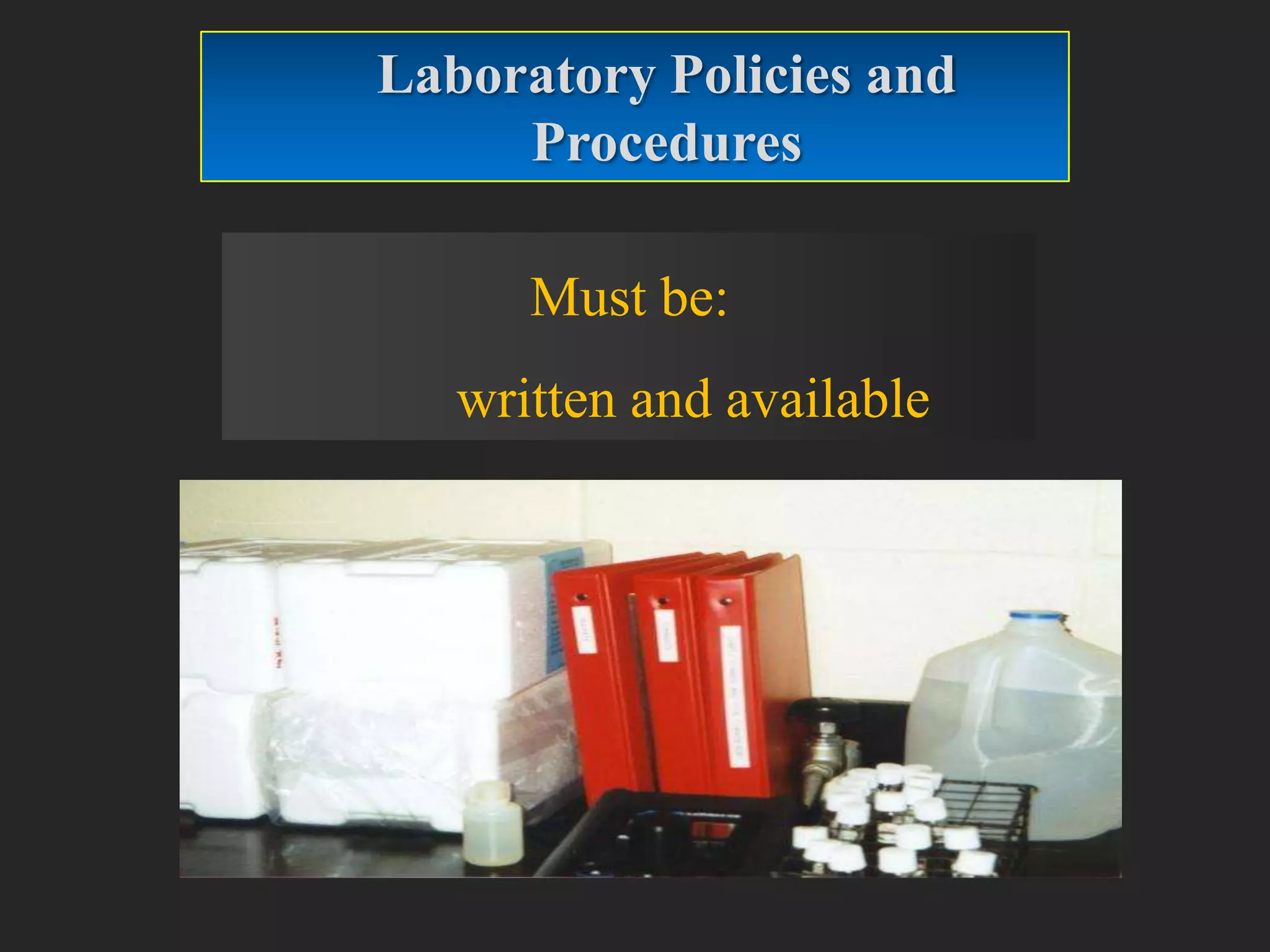 Basic lab safety principles | PPTX