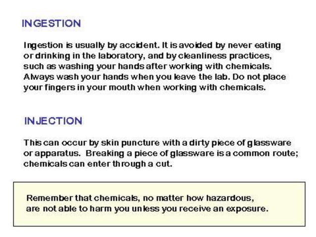 Basic lab safety principles | PPTX