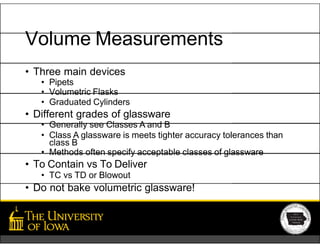Basic Laboratory Techniques by university of Iown | PPT