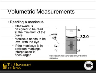 Basic Laboratory Techniques by university of Iown | PPT