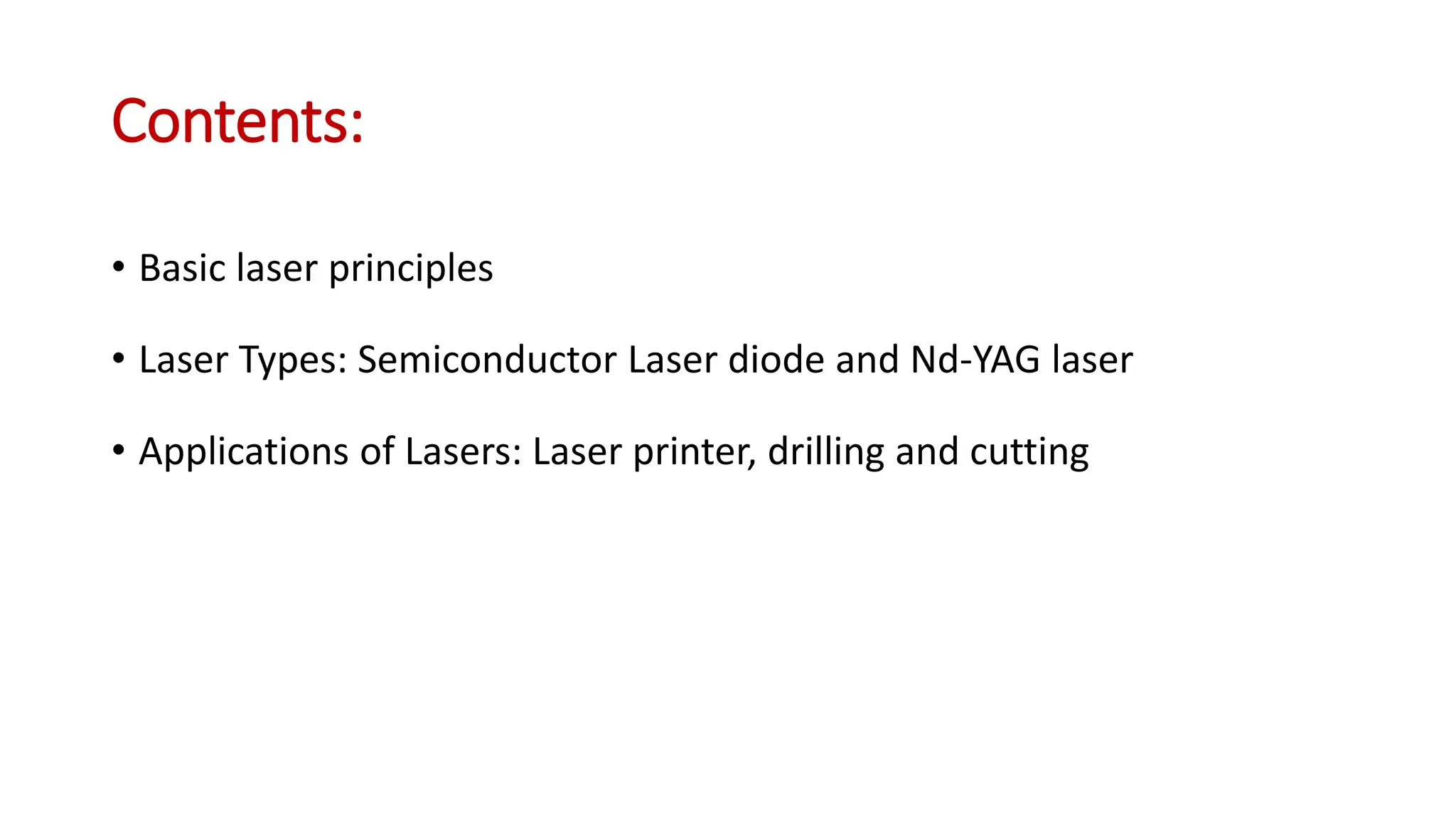 Basic Laser Principles_pdf. | PDF | Chemistry | Science